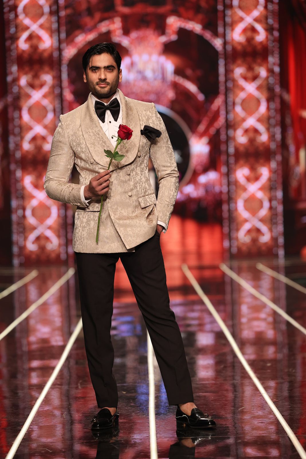 Bangla bazaar | Desert sand double breasted tuxedo suit – Emraan Rajput